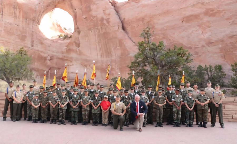 Camp Pendleton ‘Young Marines’ travel to Arizona to honor Navajo Code ...
