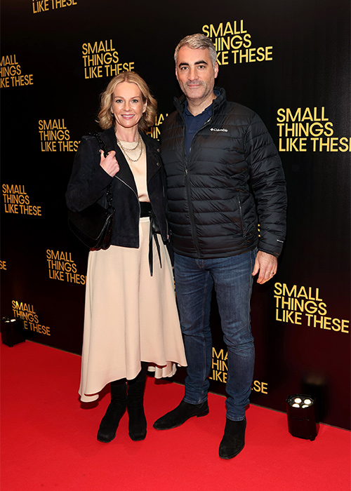 Who is Claire Byrne's husband Gerry Scollan as she leaves RTÉ?
