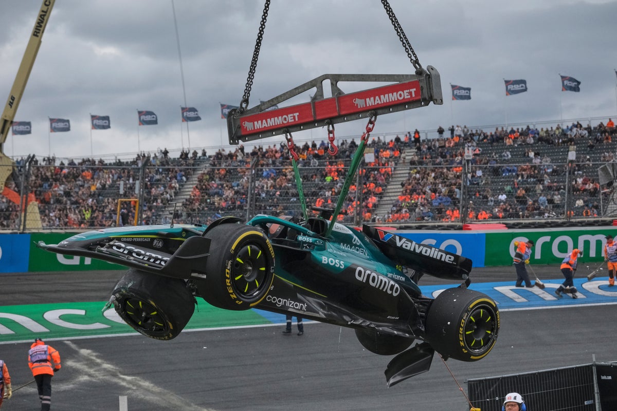 F1 Dutch GP LIVE: Practice times and updates as Stroll crashes out