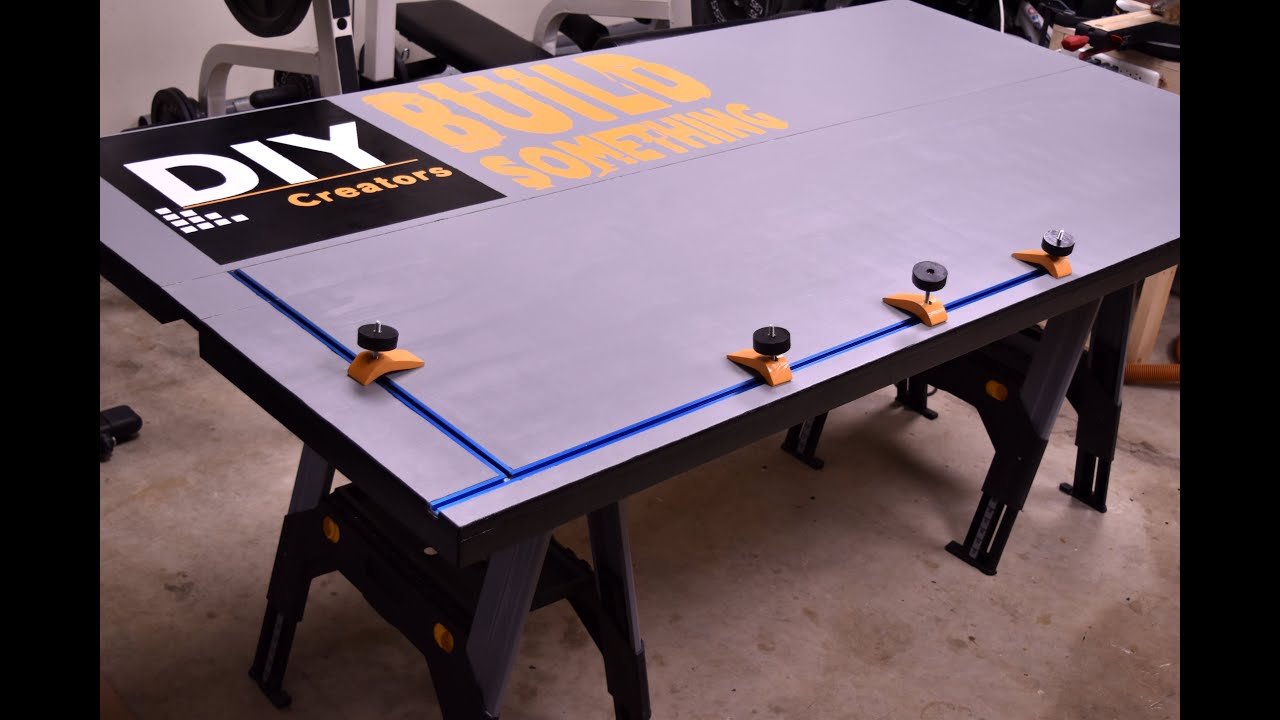 Build your own folding assembly workbench