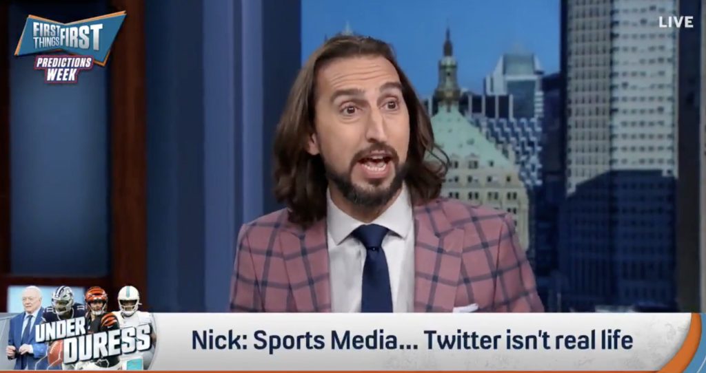 Nick Wright slams media for feeding social media narratives: ‘Twitter ...