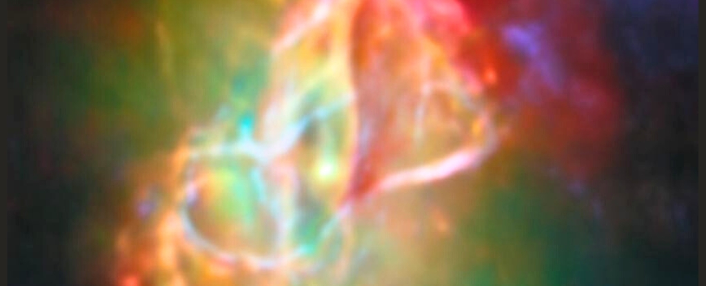 Cool Gemstones And Fiery Grime: Blazing Rainbow in Space Hints at Earth ...
