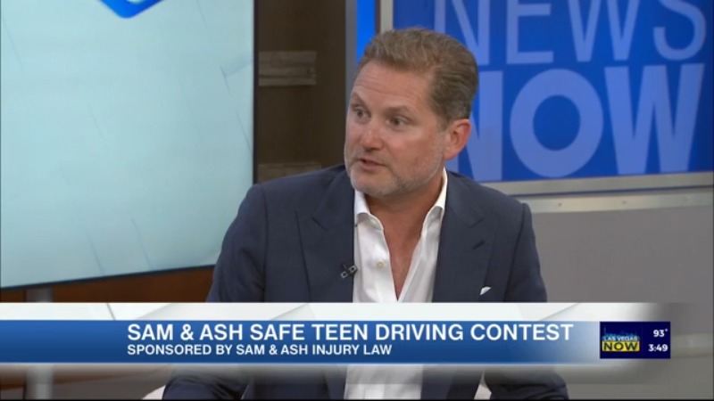 Sam & Ash Safe Teen Driving Contest with Sam & Ash Injury Law
