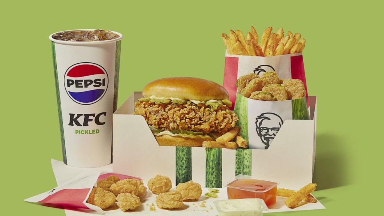 Puckering up with KFC's new pickle menu