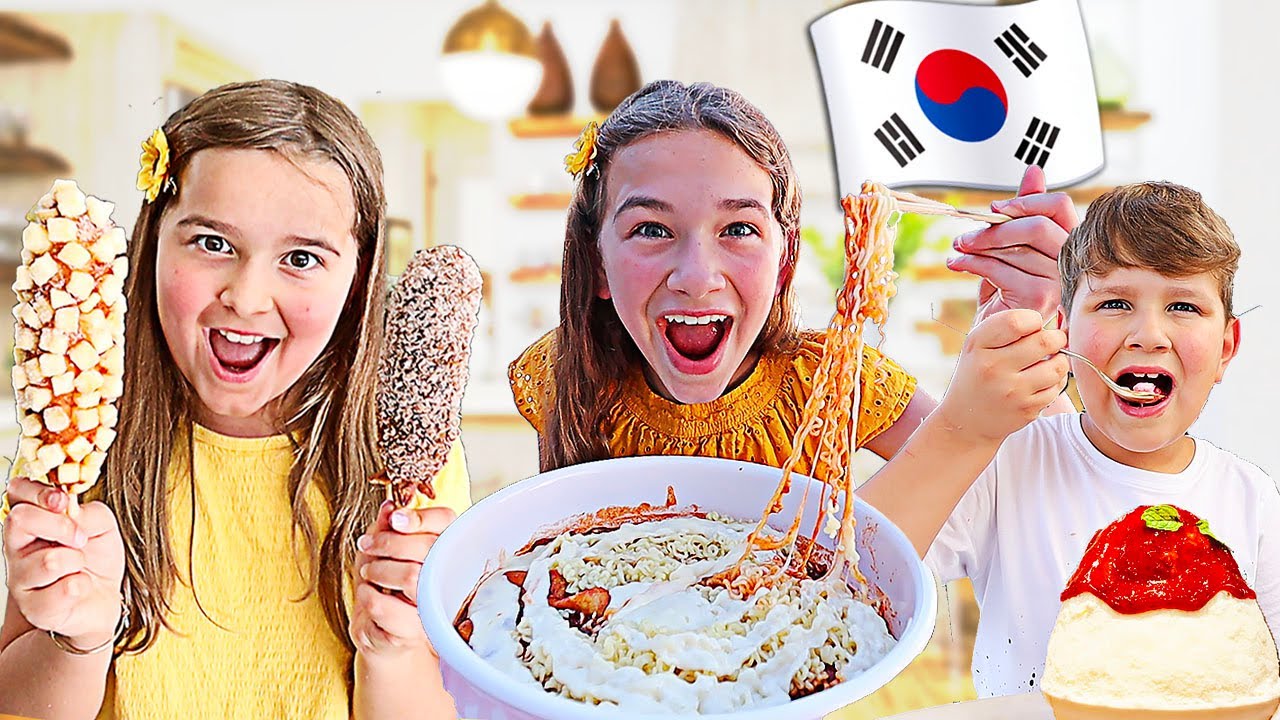 Only eating Korean food for 24 hours challenge | JKrew