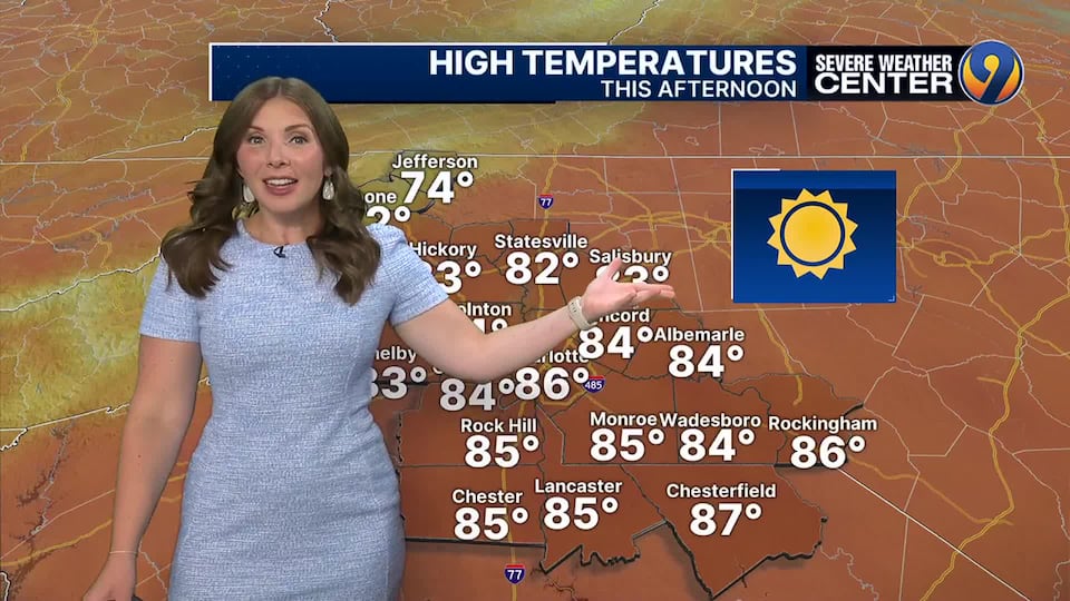 Friday afternoon's forecast with Meteorologist Danielle Miller