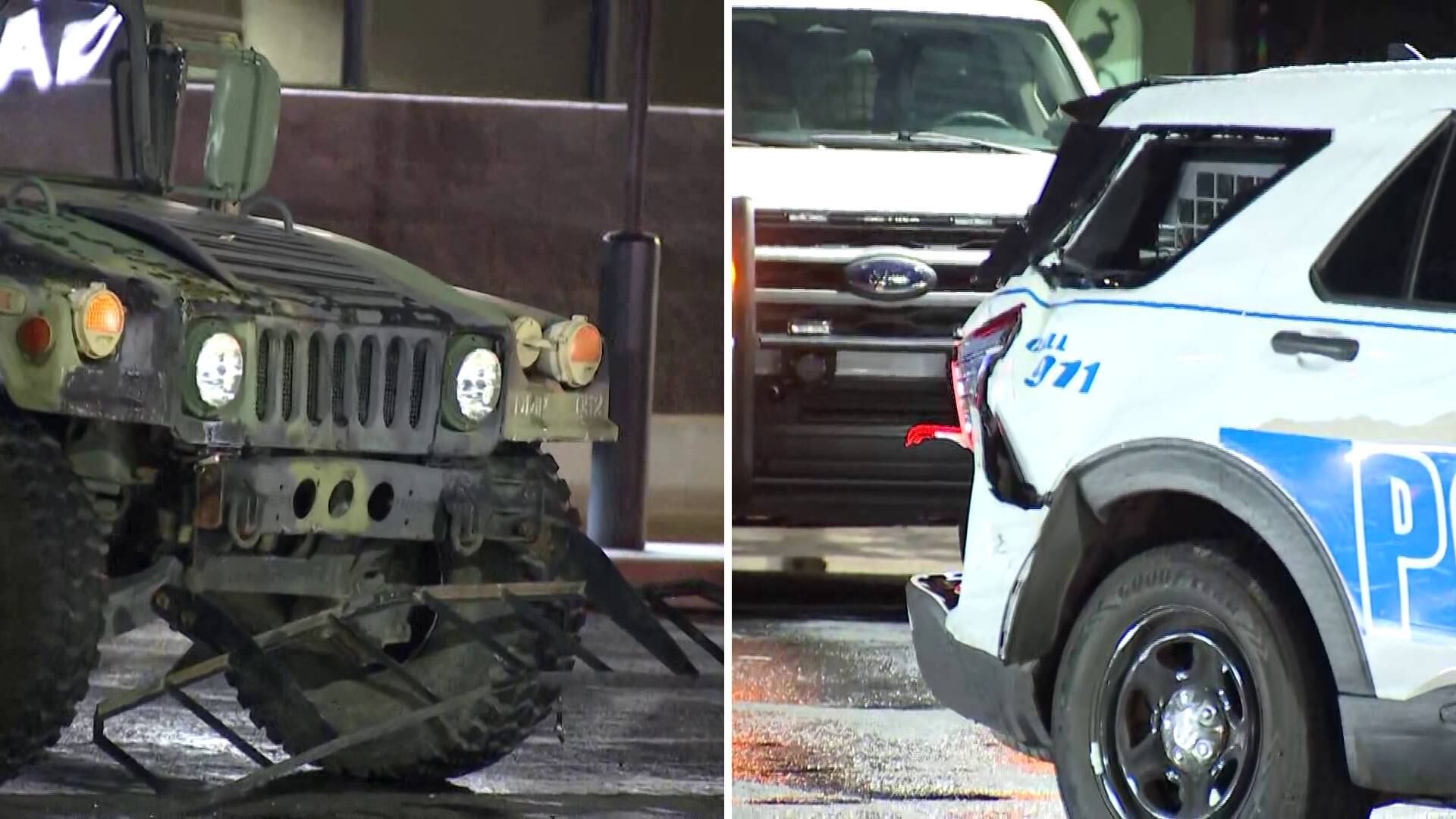 Officer hurt after stolen Humvee hits patrol SUV in Scottsdale