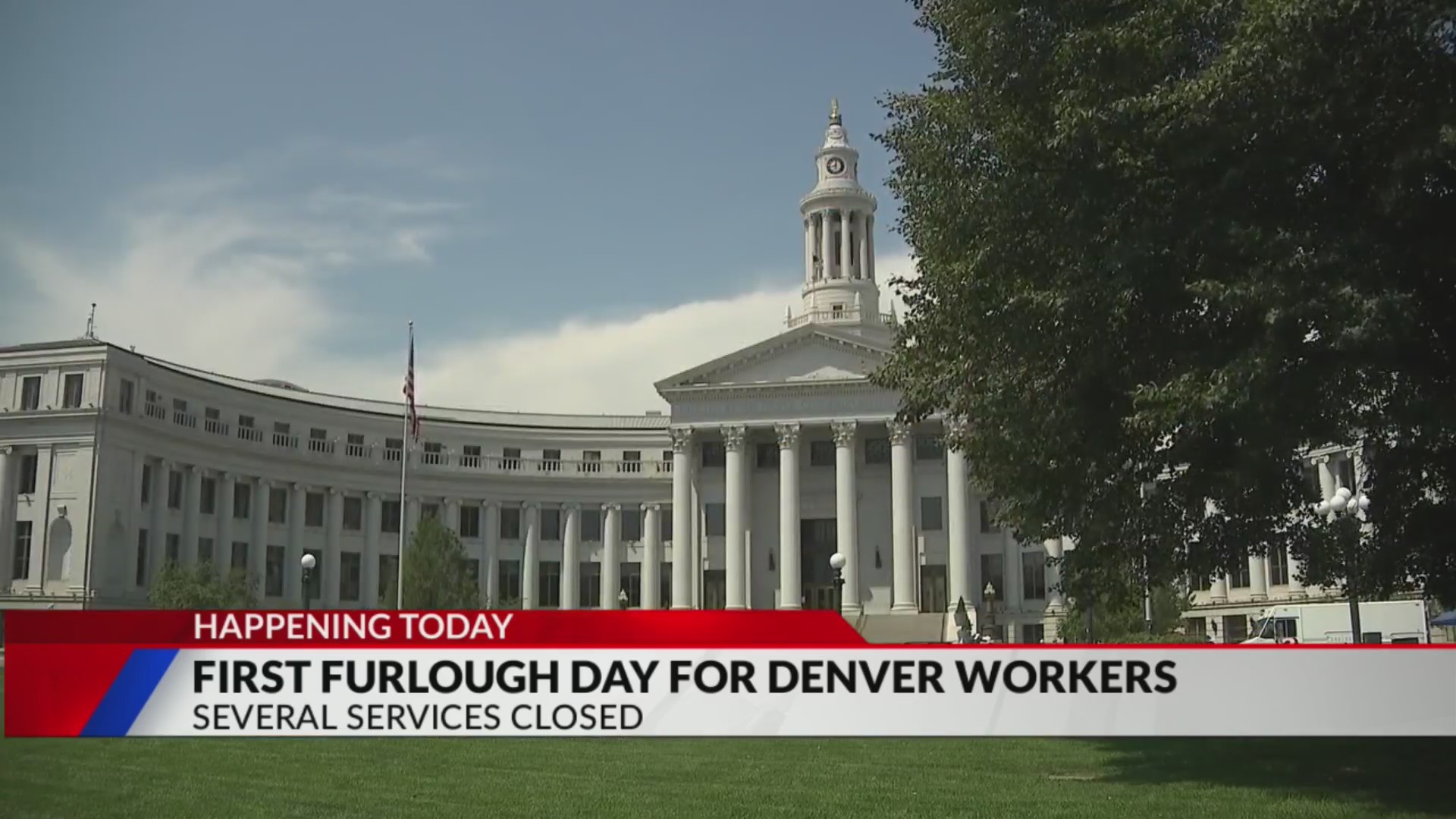 First furlough day for Denver workers
