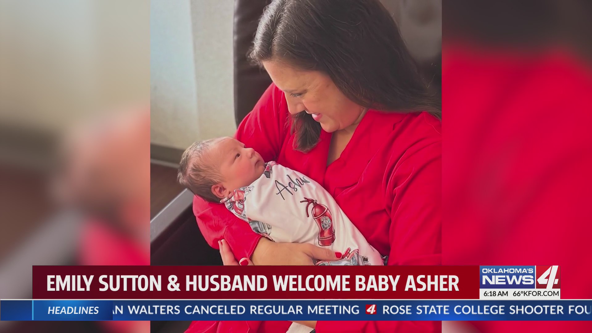 KFOR's Emily Sutton announces the birth of baby boy