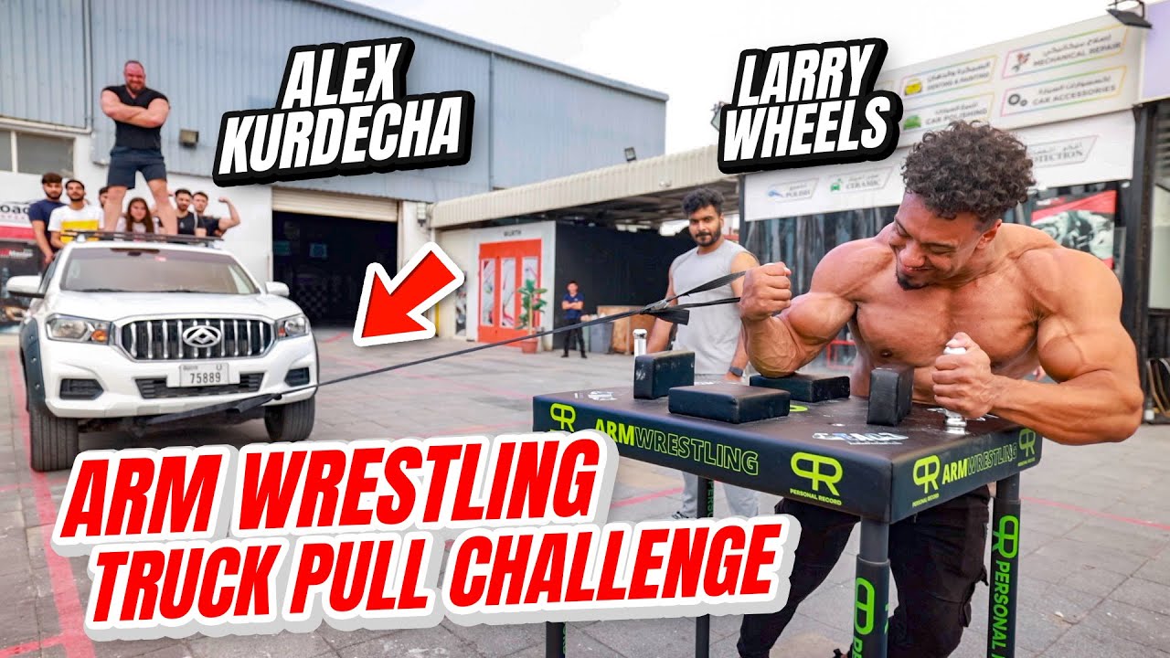 ARM WRESTLING TRUCK PULL CHALLENGE