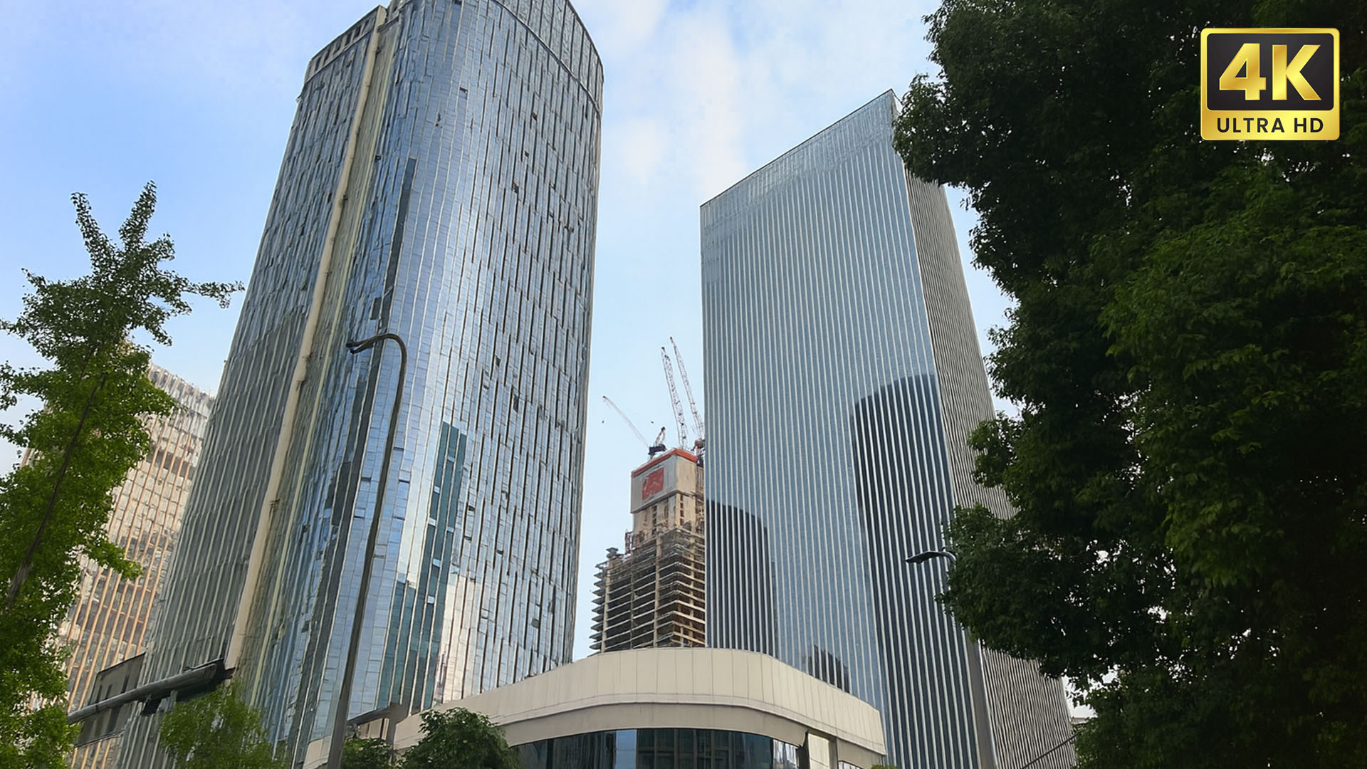 Recorrido a pie por el CBD de Tianfu en Chengdu – China en 4K