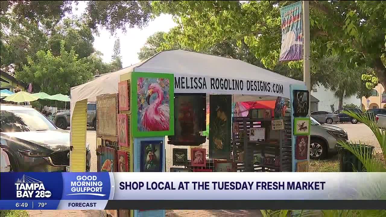 Tuesday Fresh Market happens all year in Gulfport