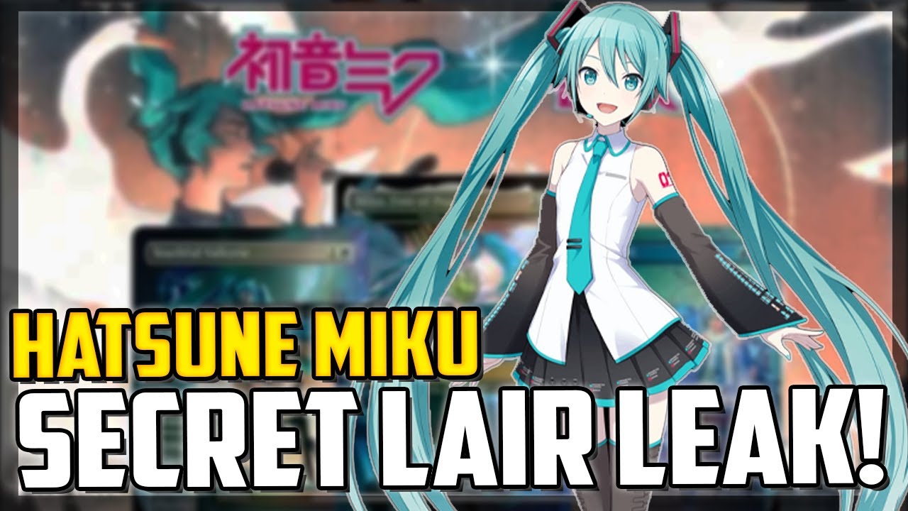 Hatsune Miku Secret Lair Revealed for Magic The Gathering