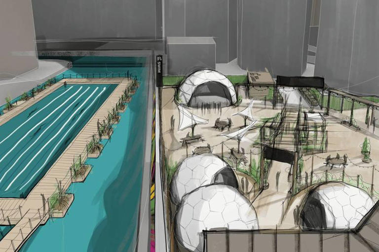 Canary Wharf to open Olympic-sized open-water lido in Eden Dock