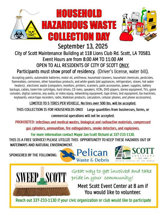 The City of Scott receives Keep Louisiana Beautiful Grant
