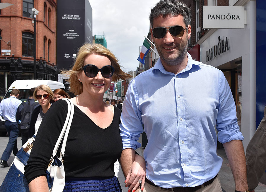 Who is Claire Byrne's husband Gerry Scollan as she leaves RTÉ?
