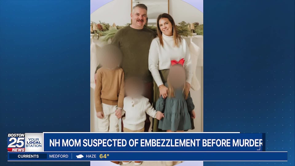 New Hampshire mother suspected of embezzlement before family murders