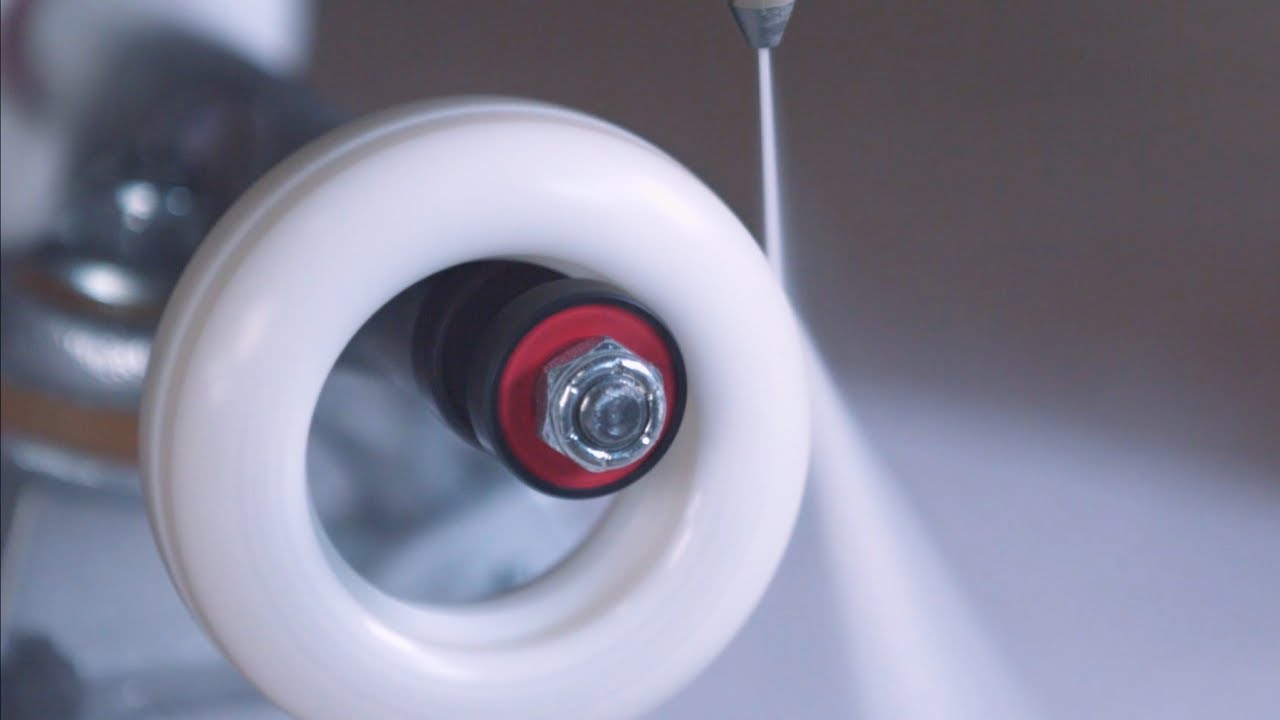 Can a 60,000 PSI waterjet beat skateboard speed?