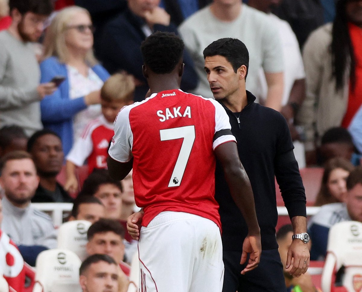 Bukayo Saka hamstring injuries a 'big' concern for Arsenal, admits ...