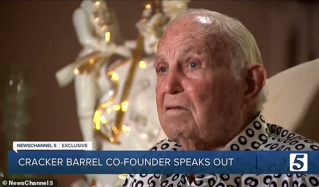 Cracker Barrel founder, 93, gives damning verdict on $7M-a-year CEO after woke rebrand fiasco