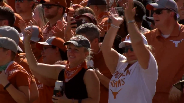 UT Austin football fans head to Ohio ahead of season opener on Satuday