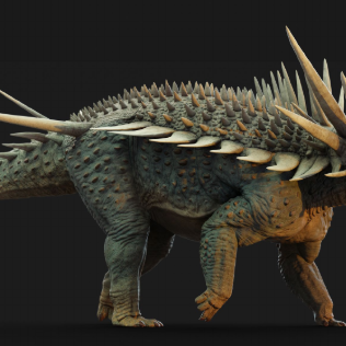 "Punk rocker" dinosaur had long spikes, newly discovered fossils show