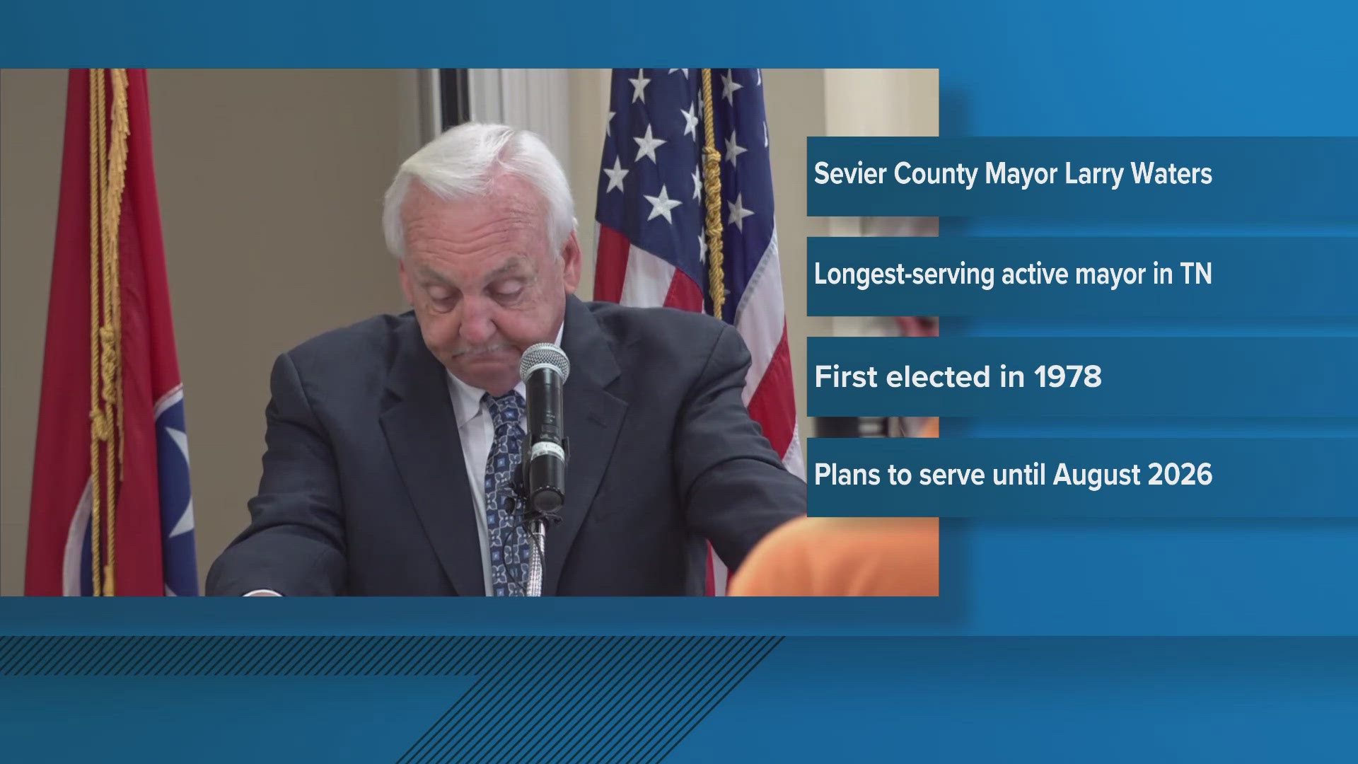 Tennessee's longest-serving active mayor to retire after about 47 years