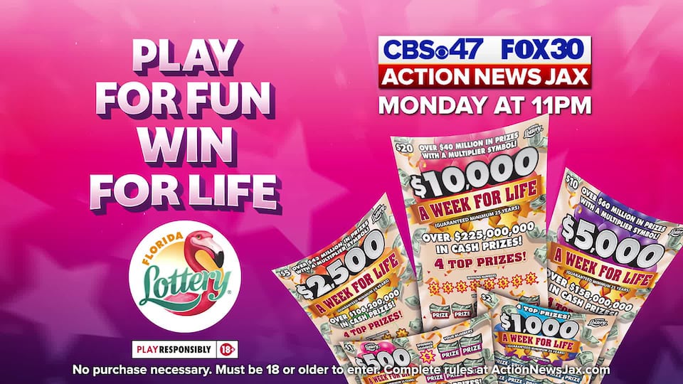 Starting Monday on Action News Jax at 11: Florida Lottery Watch to Win ...