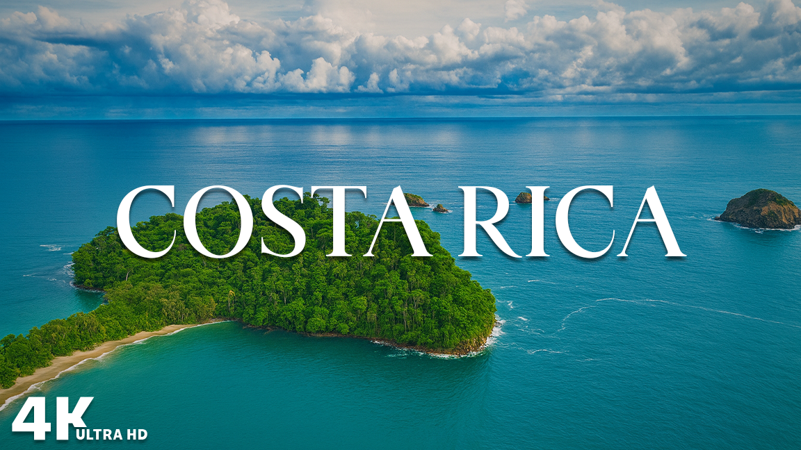 Costa Rica From Above – Rainforests & Coastlines in 4K