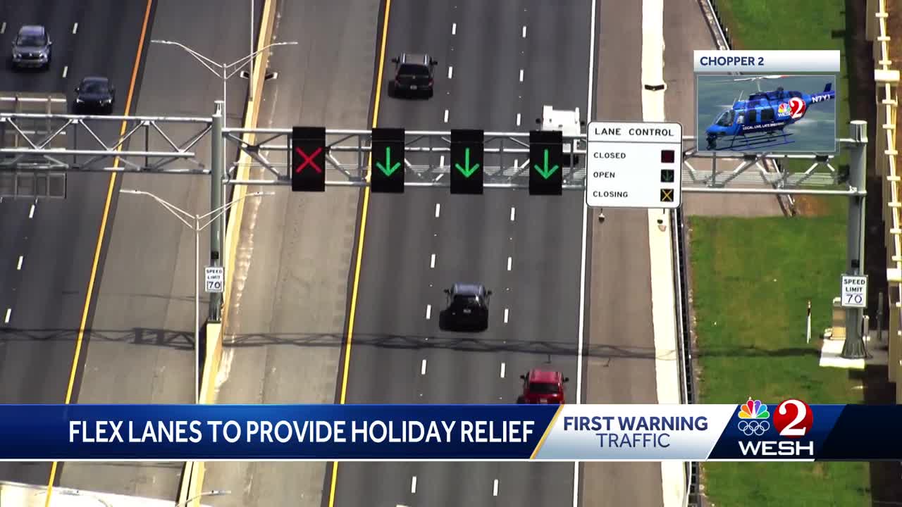 Labor Day Travel: Flex lanes could ease traffic in Central Florida
