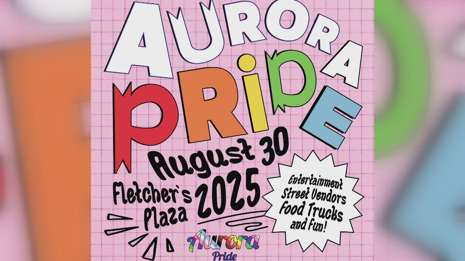 Aurora Pride being held on Aug. 30