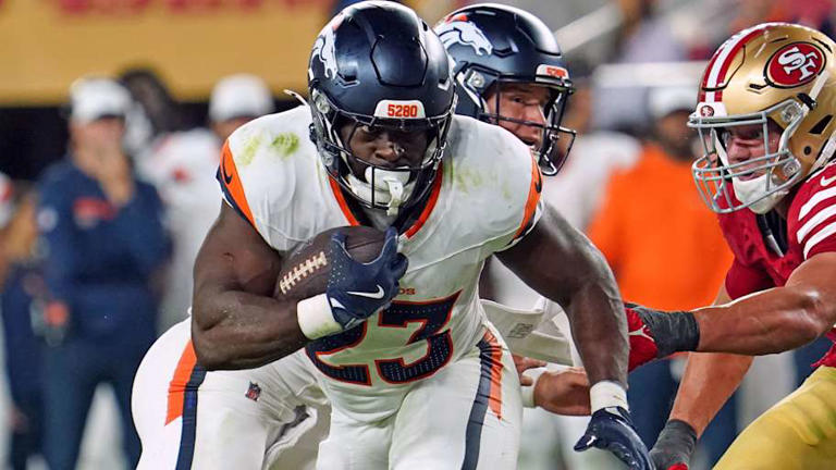 Broncos GM Gives 'Bottom Line' on Waiving RB Audric Estime