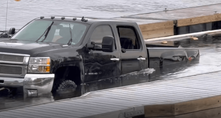 Photos: Truck, trailer fully submerge at Chatfield Reservoir boat ramp
