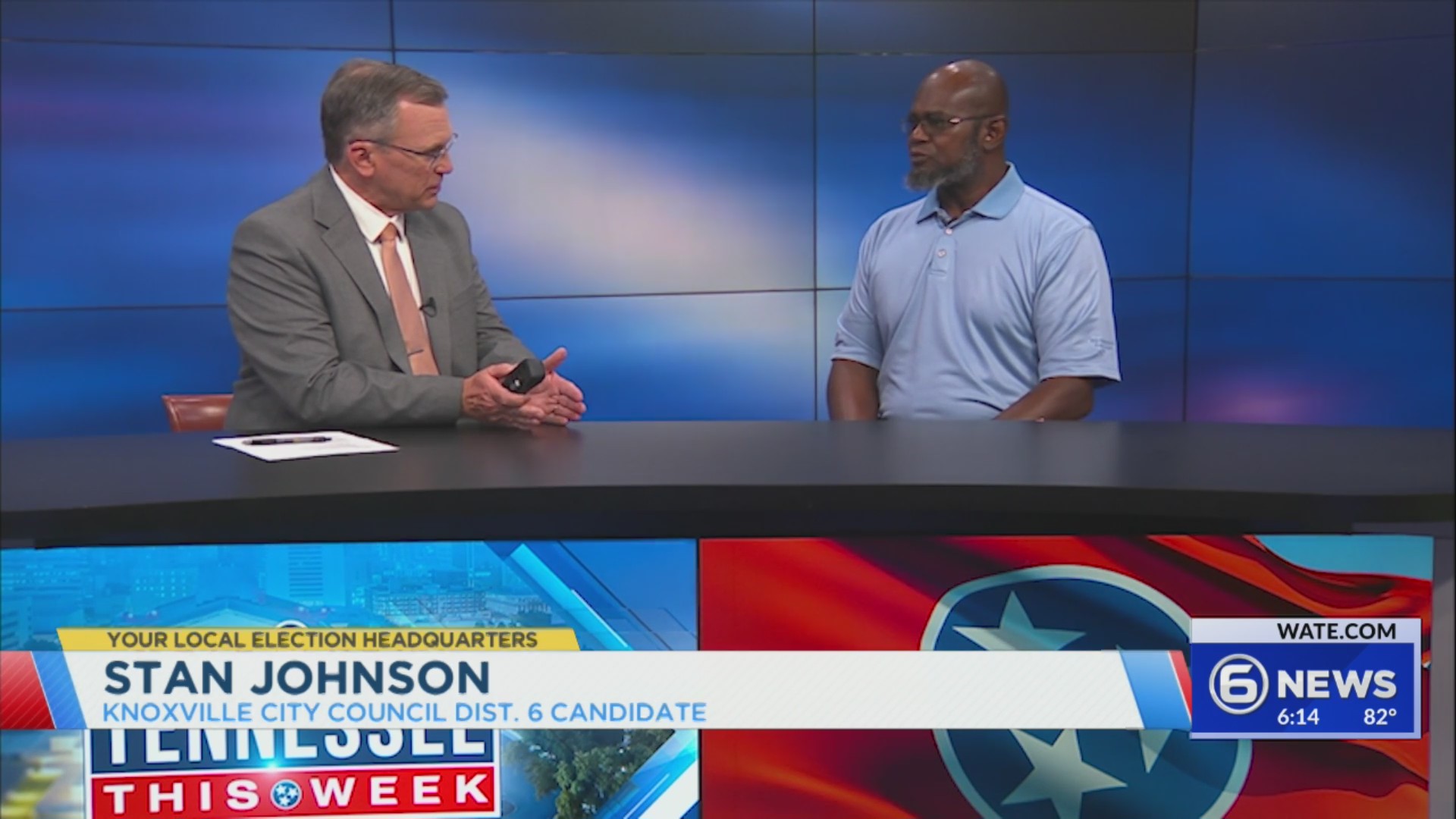 Stan Johnson speaks on city council race