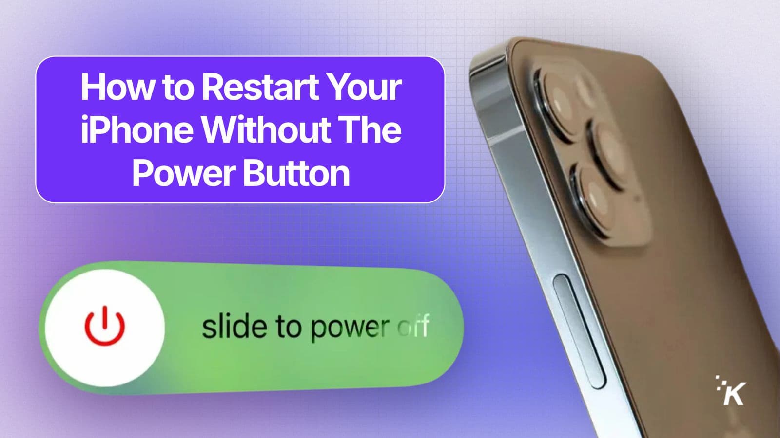 How to restart your iPhone without that pesky power button
