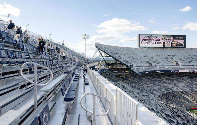 See how Penn State's Beaver Stadium has transformed 1 year after press ...