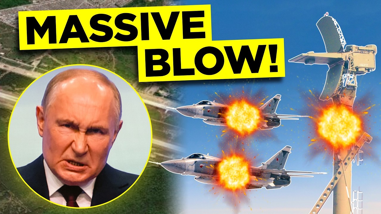 Ukraine’s MASTERSTROKE – Russian Bomber Base TOTALLY OBLITERATED