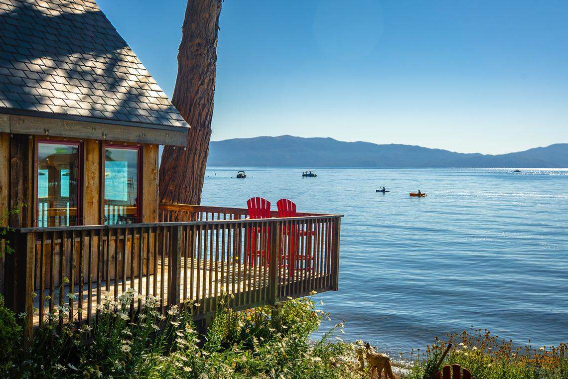 Check out comedian's fun, charming Lake Tahoe waterfront compound for sale