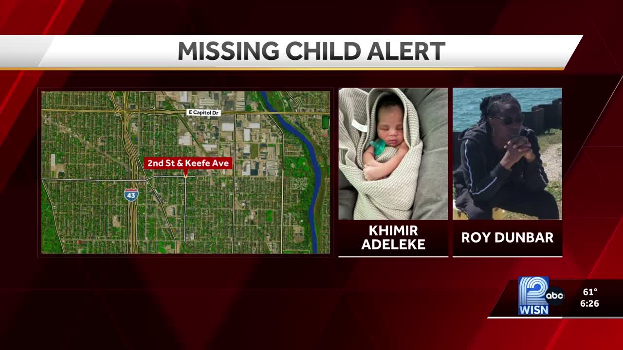 Missing Child Alert issued for 5-week-old Milwaukee boy