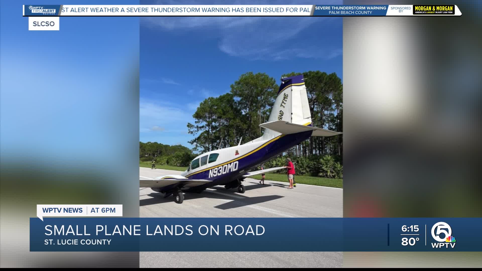 Small plane makes emergency landing in St. Lucie County