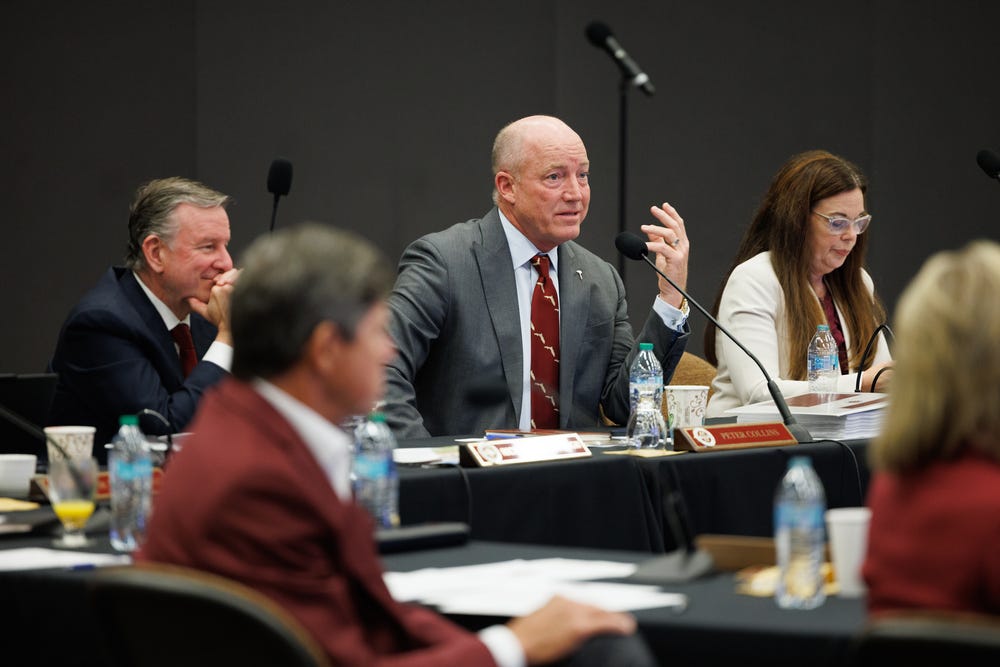 'A great honor': FSU trustees reelect Peter Collins to serve as the ...