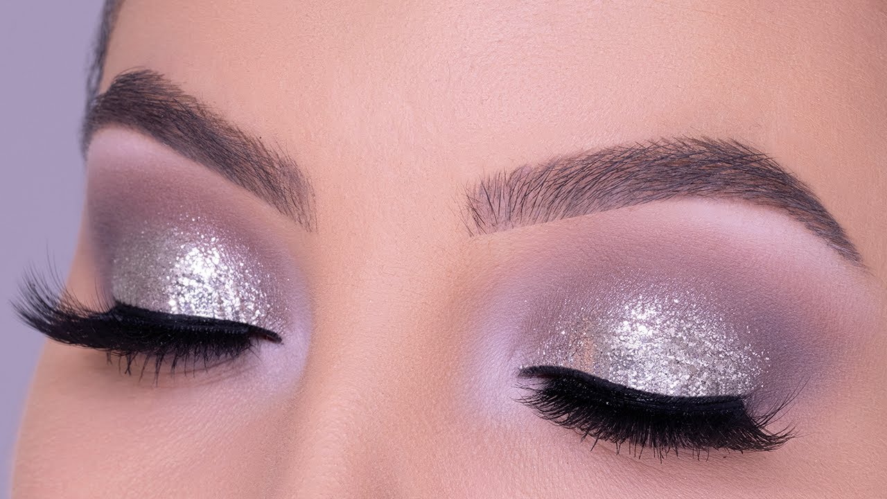 Glitter eyes: step-by-step glam tutorial