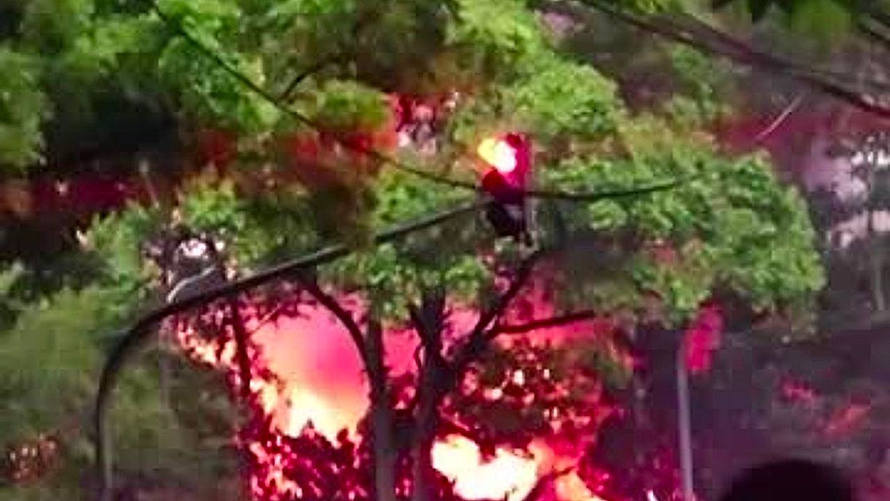 Protesters torch Jakarta police station after rider killed by riot truck