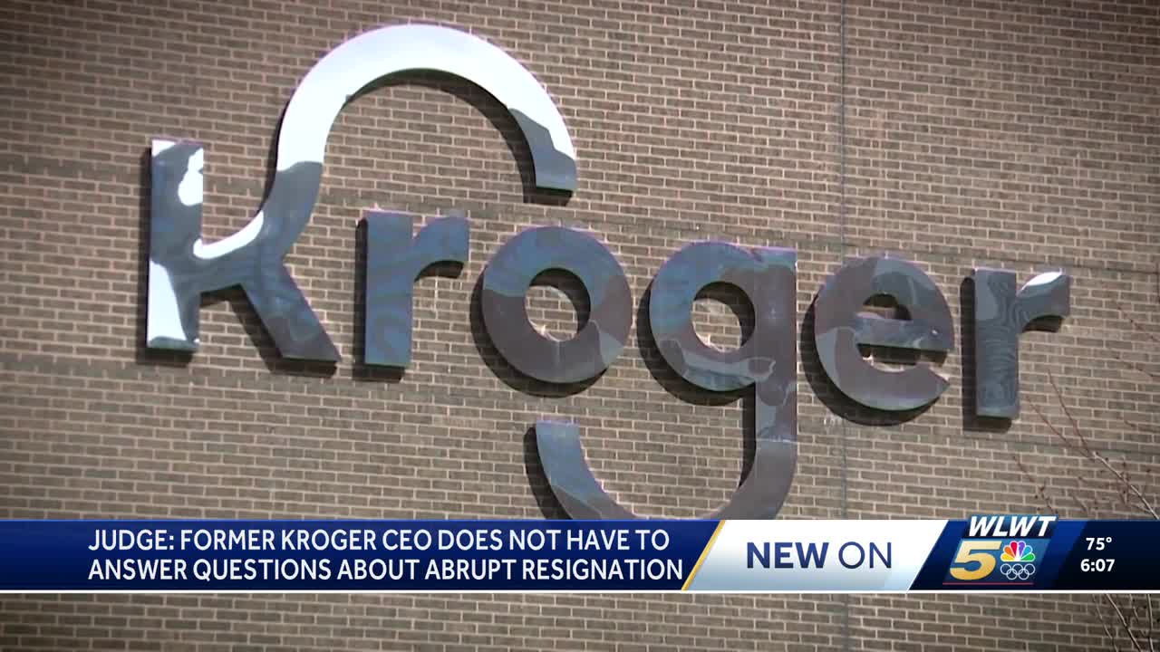 Judge: Former Kroger CEO does not have to answer questions about ...