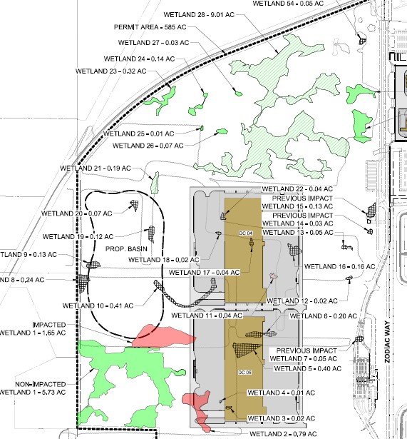 Potential impact of Google building on protected wetlands