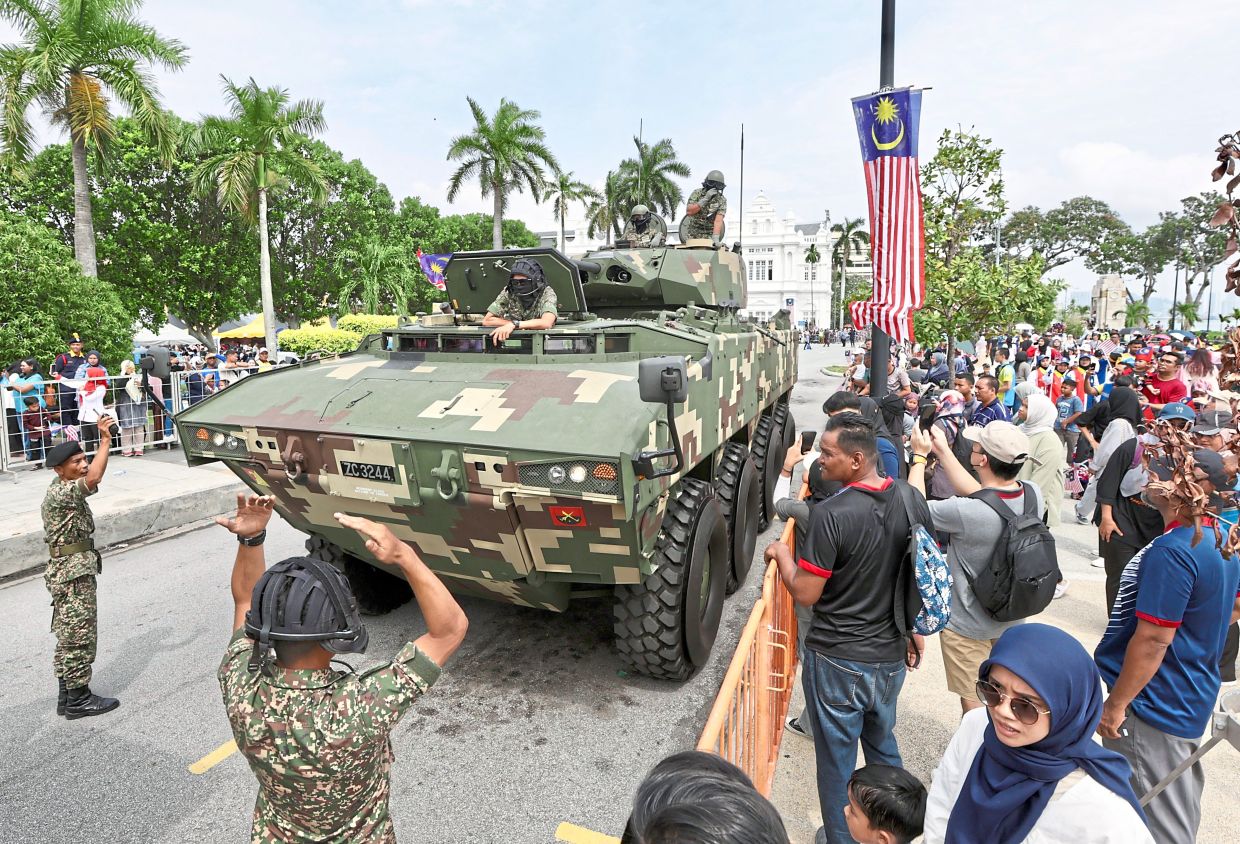National Day parade of over 10,000 at Batu Kawan