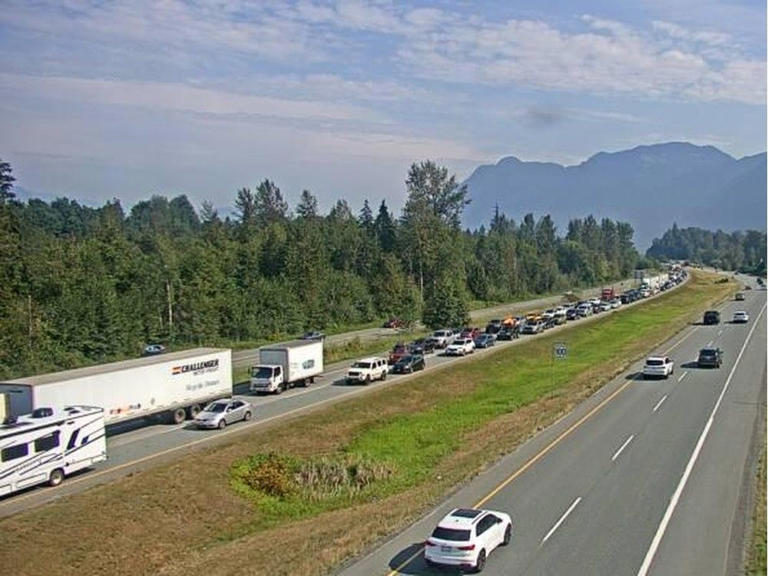 Traffic alert: Highway 1 reopened near Bridal Falls following earlier ...