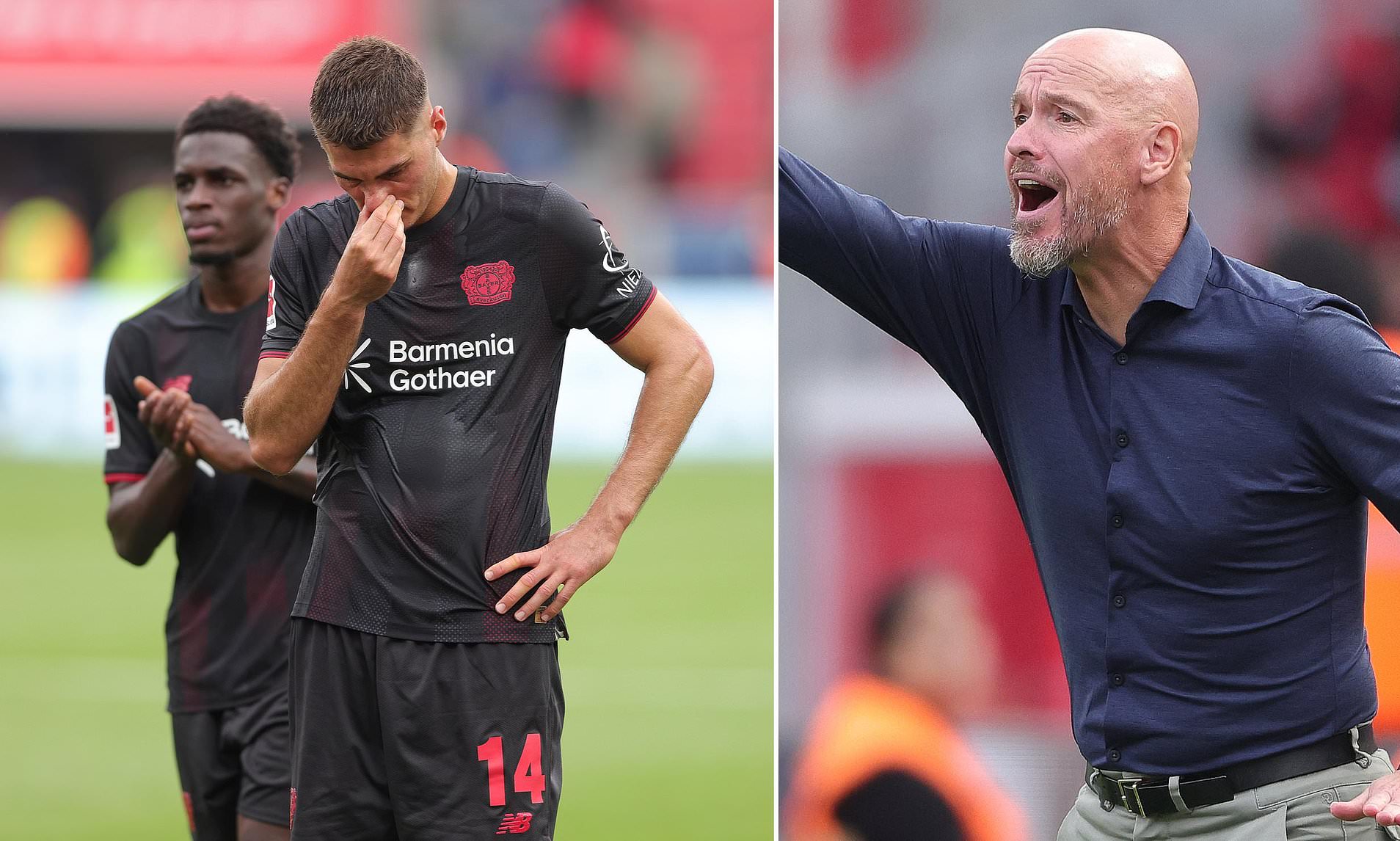 Erik ten Hag under pressure just TWO games into his tenure at Bayer ...