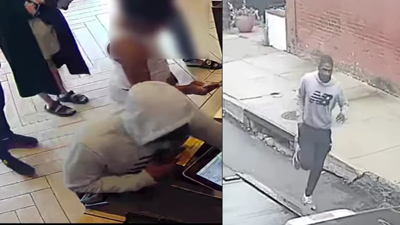 Video: Police searching for suspect in gunpoint robbery of North ...