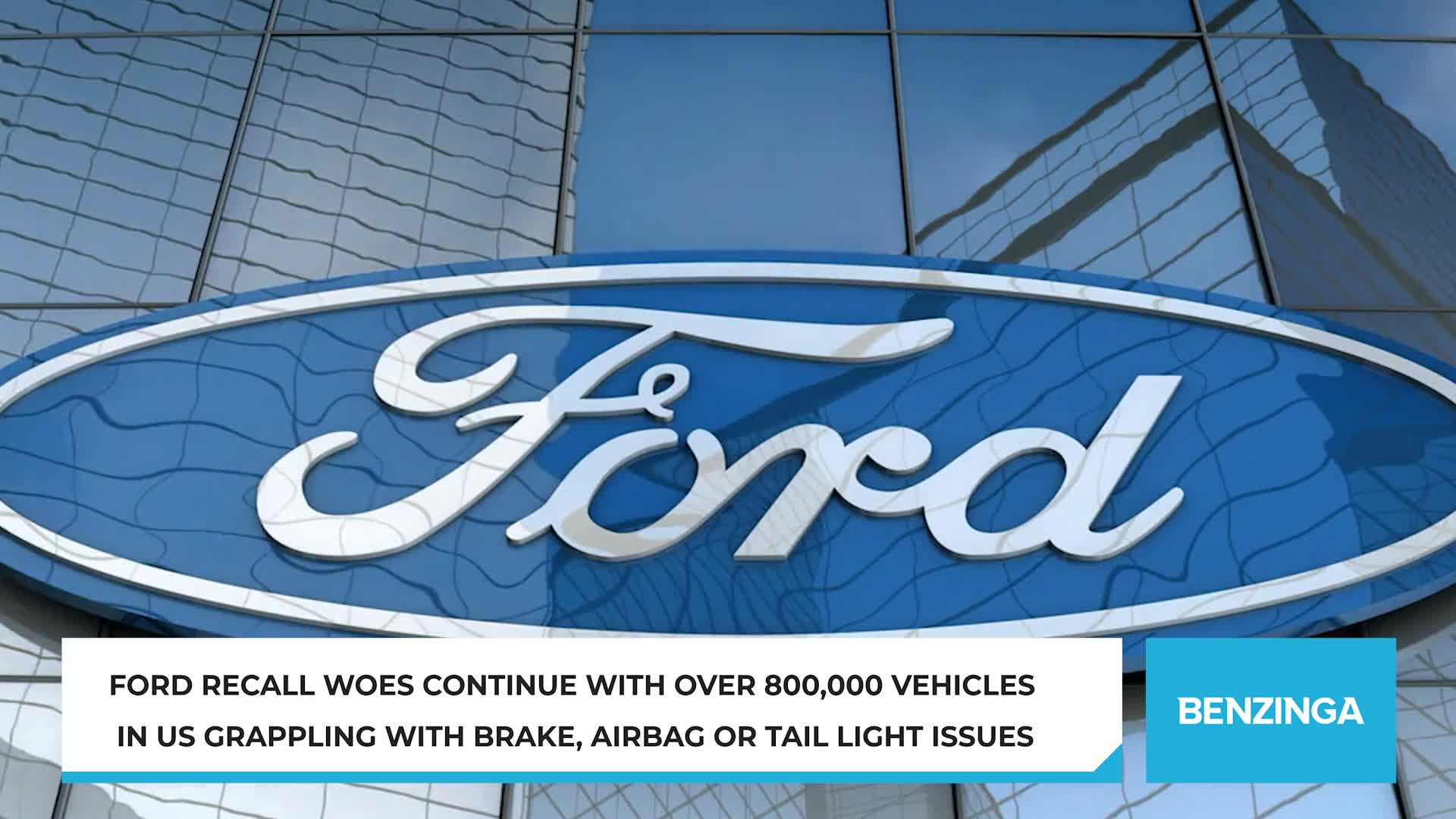 Ford Recall Woes Continue With Over 800,000 Vehicles In US Grappling With Brake, Airbag Or Tail ...